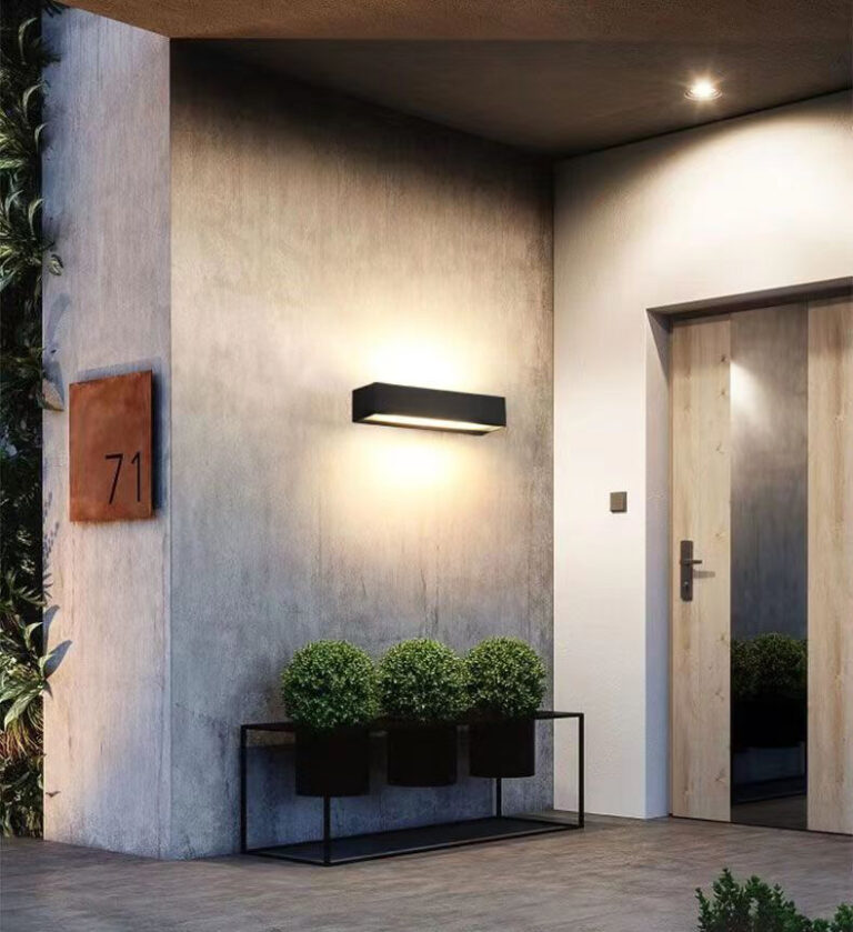 Outdoor Wall Mounted Linear LED Lighting IP65 Down and Up ILED-BH-045 A ...